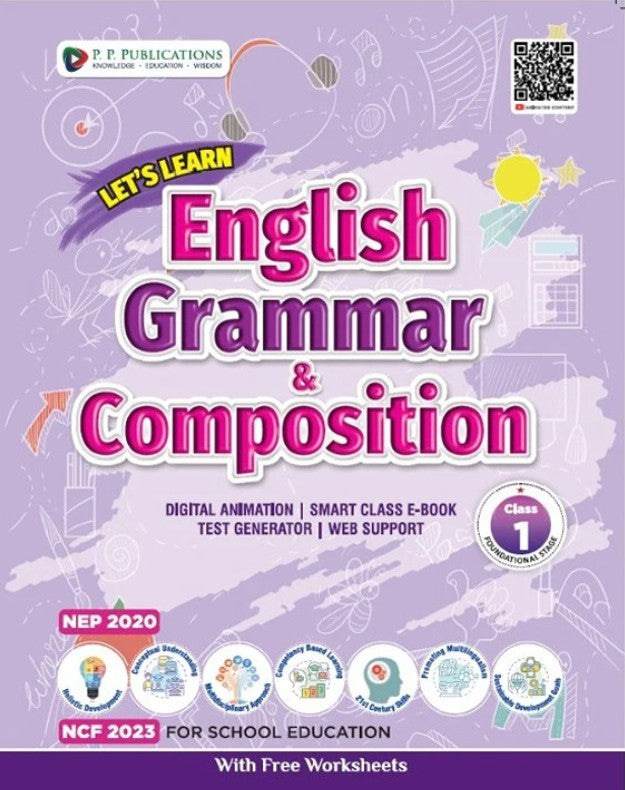 PP Let's Learn English Grammar & Composition Class 1 – KitabKopy.com